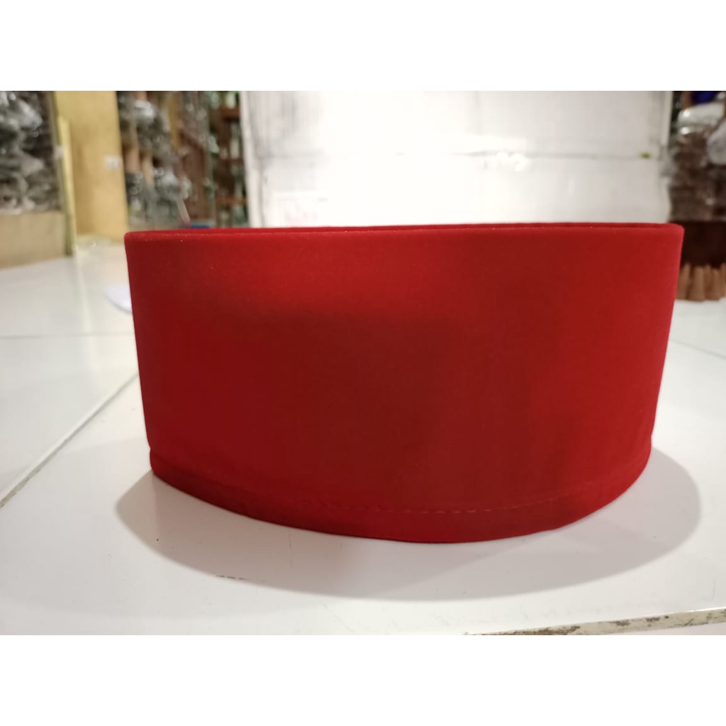 MERAH Betawi peci Red betawi Prayer Cap Child Adult Size | Shopee ...