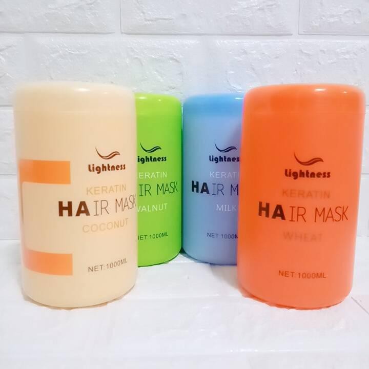 LIGHTNESS Keratin Hair Mask Treatment Lightness 1000 ml hair keratin ...