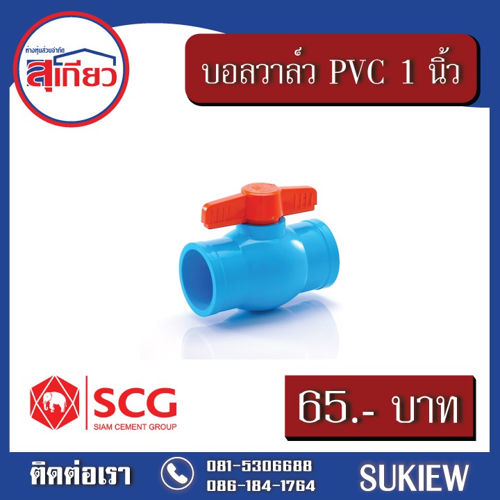 SCG 1 Inch PVC Ball Valve | Shopee Philippines