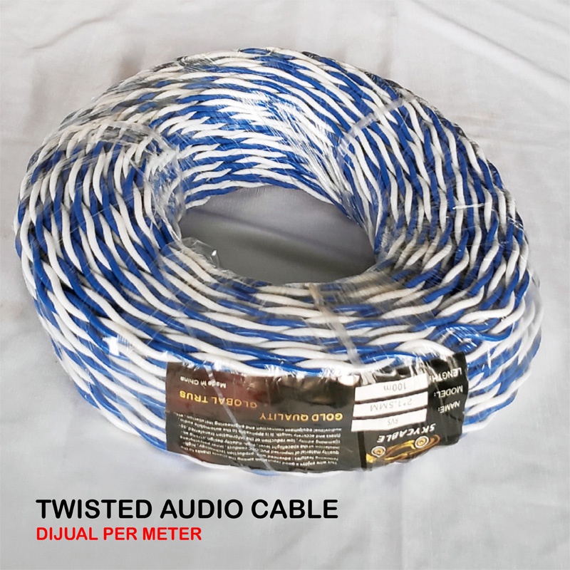 Untir SPEAKER CABLE 2X1.5MM GENUINE COPPER UNTIR CABLE TWISTED AUDIO ...