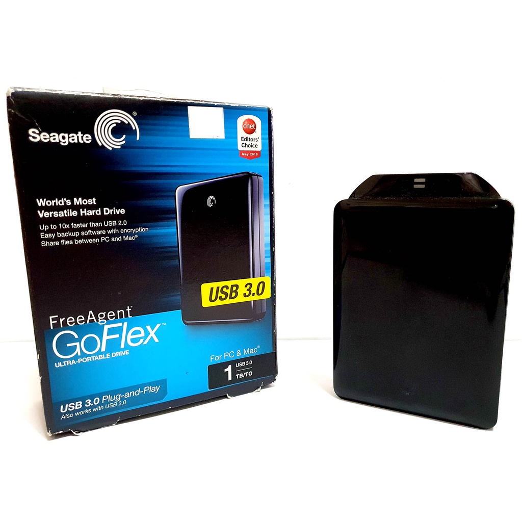 Seagate 1TB Portable Storage 1-FreeAgent GoFlex Ultra (Black) 2-Backup ...