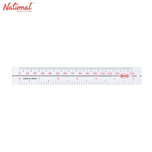 Orions Plastic Ruler 6 Inches National Book Store | Shopee Philippines