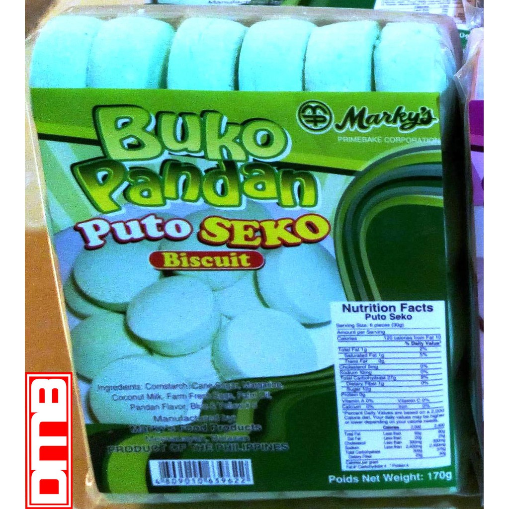 Special Puto Seko / Seco Biscuit 170g (24pcs/pack) - Flavors: Buko ...