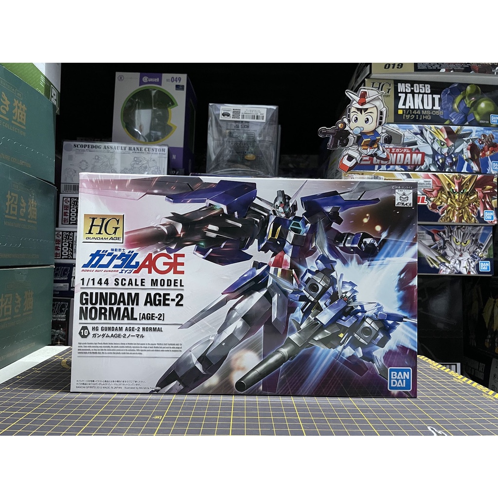 HG Gundam Age - Box No. 10 - 1/144 Scale - Gundam Age-2 Normal | Shopee ...