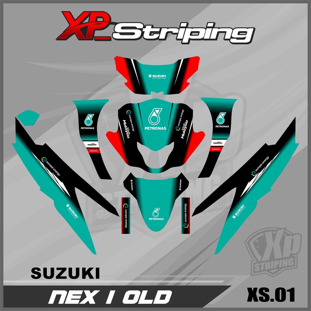 Decal Full Body Nex Lama Petronas - Sticker Decal Suzuki Nex Lama ...