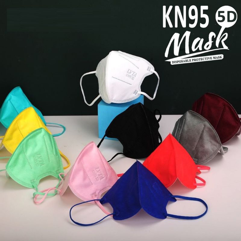 5D KN95 LVTA HIGH QUALITY by 10's FACE MASK MOUTH 5 Layers Anti Dust ...