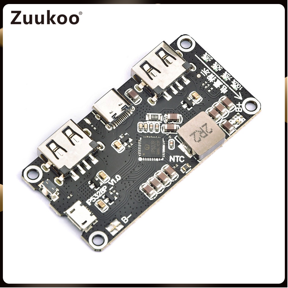 IP5328P Boost Charging Module Dual USB 18650 Battery Fast Charger ...
