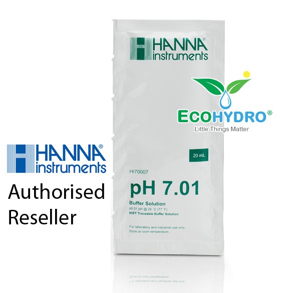 Hanna pH 7.01 Calibration Solution 20 mL HI70007 HI70007P Hanna ...
