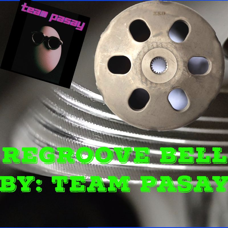 Regroove Bell with Knurling, Click, GY6, 150Q, 150Fi, 150N, RFi 175 ...