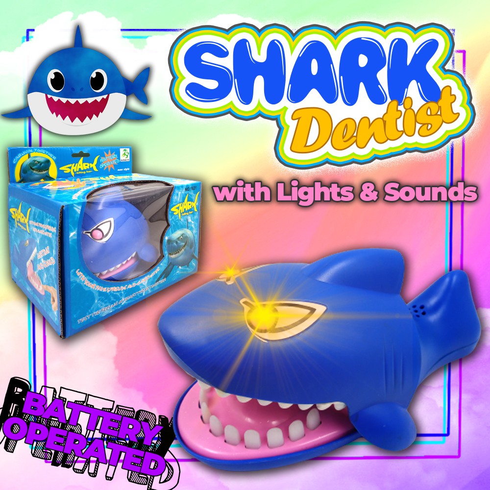 Shark Dentist Bite Fun Game for Kids & Friends & Family Toys | Shopee ...