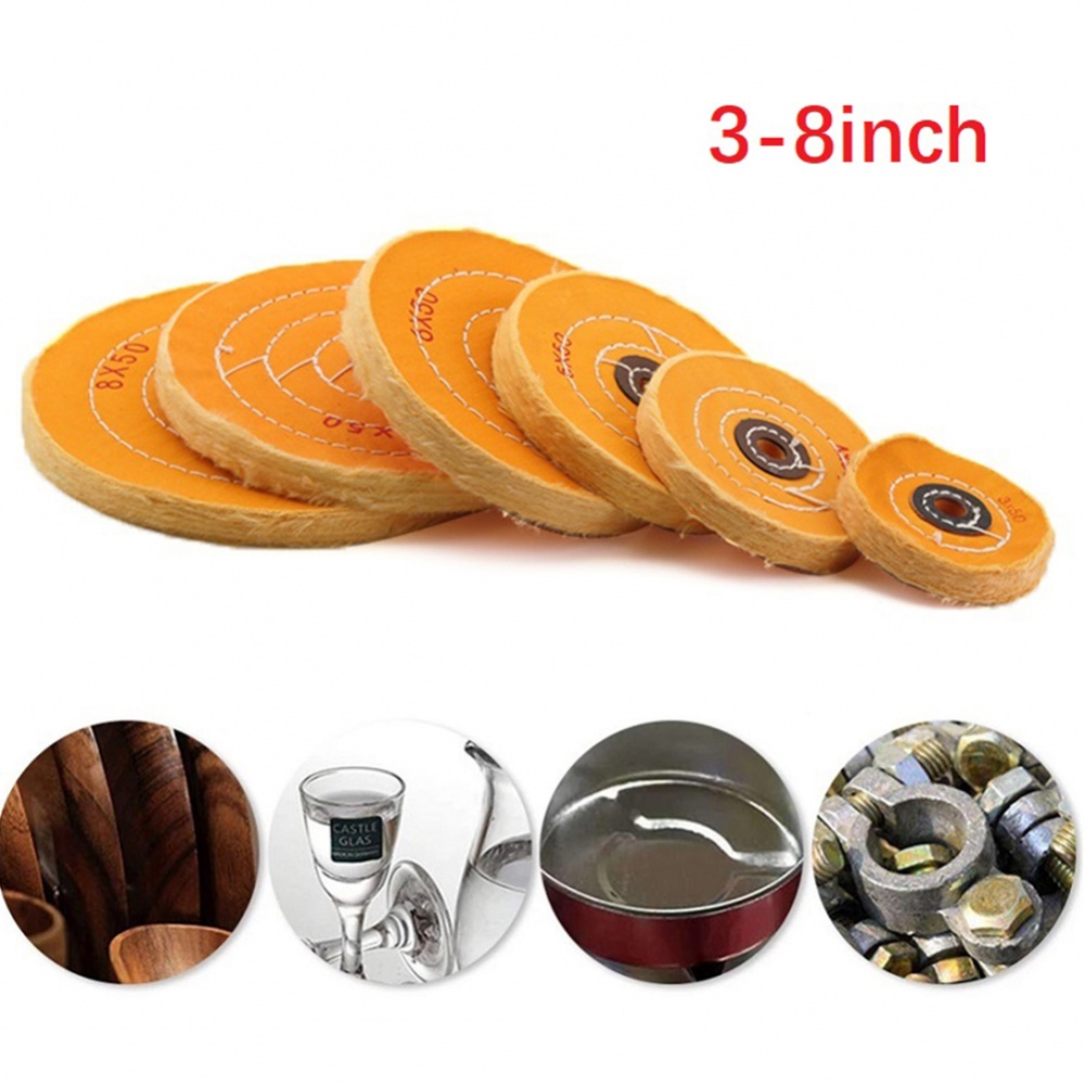 DHEART~Polishing Wheels Pure Cotton Cloth Abrasive Tools Adapter ...