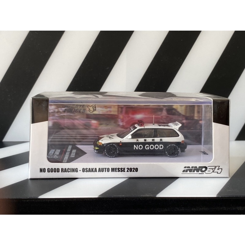 Inno64 - Honda Civic EF9 No Good Racing Bye Bye Police Osaka Auto Messe ...