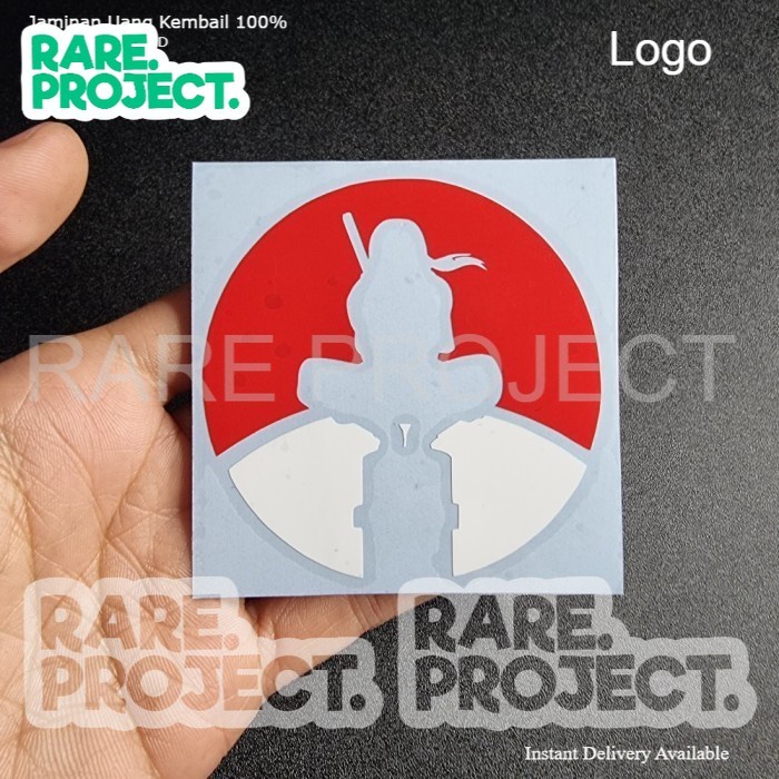 Anime Sticker UCHIHA ITACHI CUTTING DECAL Motorcycle Helmet Glass Car ...