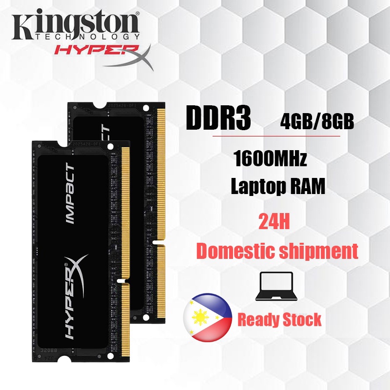 【Local 24H ship】Kingston Hyperx 4GB/8GB Laptop RAM DDR3L DDR3 1600MHZ ...