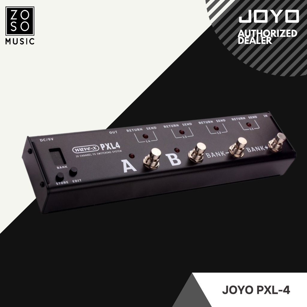 JOYO PXL-4 LOOP PEDAL CONTROLLER (JOYO/ PXL-4/ PEDAL/ ZOSO MUSIC ...