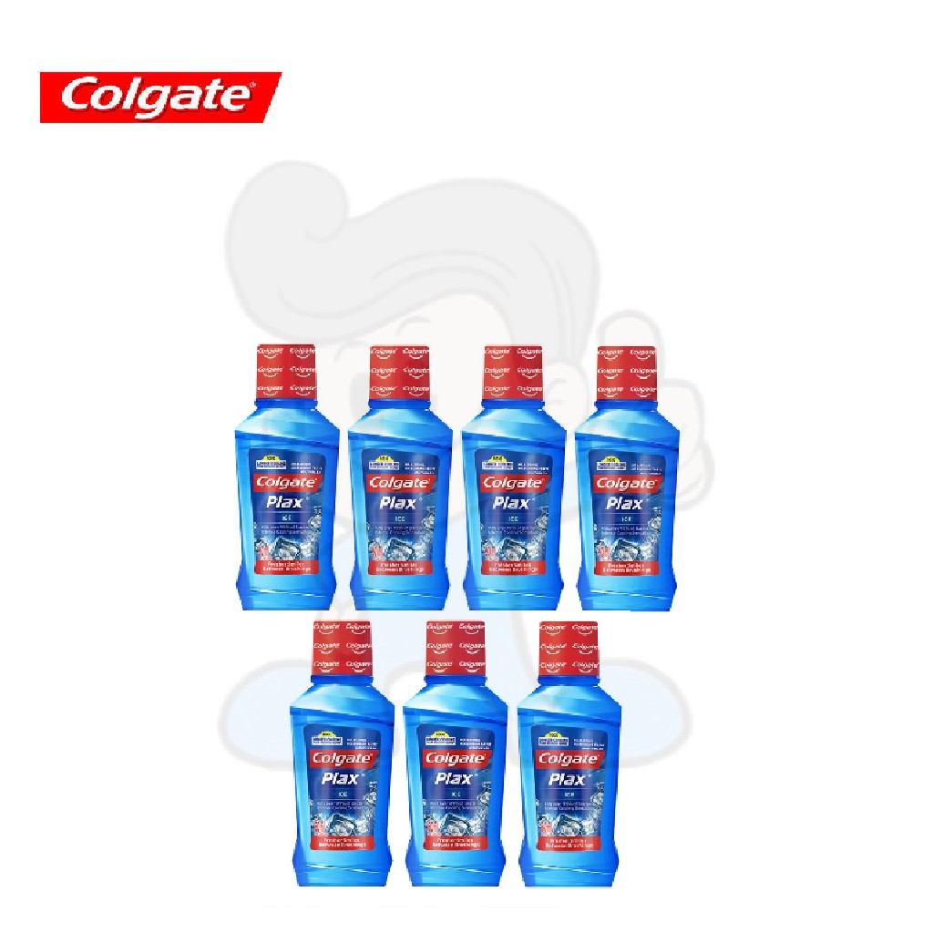Colgate Plax Ice Mouthwash. ( 7 x 60 mL. ) | Shopee Philippines
