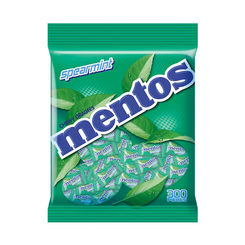 Mentos Spearmint Bag 300pcs | Shopee Philippines