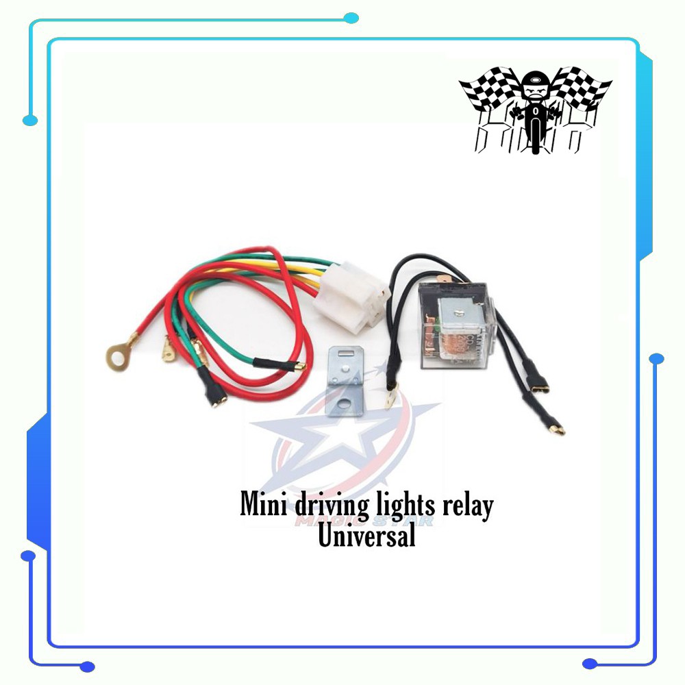 Mini Driving Light Relay with Socket Motorcycle | Shopee Philippines