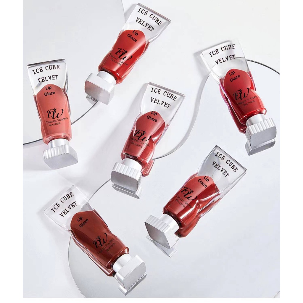 Ice Cube Lip Mud Mirror Light Lip Glaze Matte Long-lasting Not Easy To ...