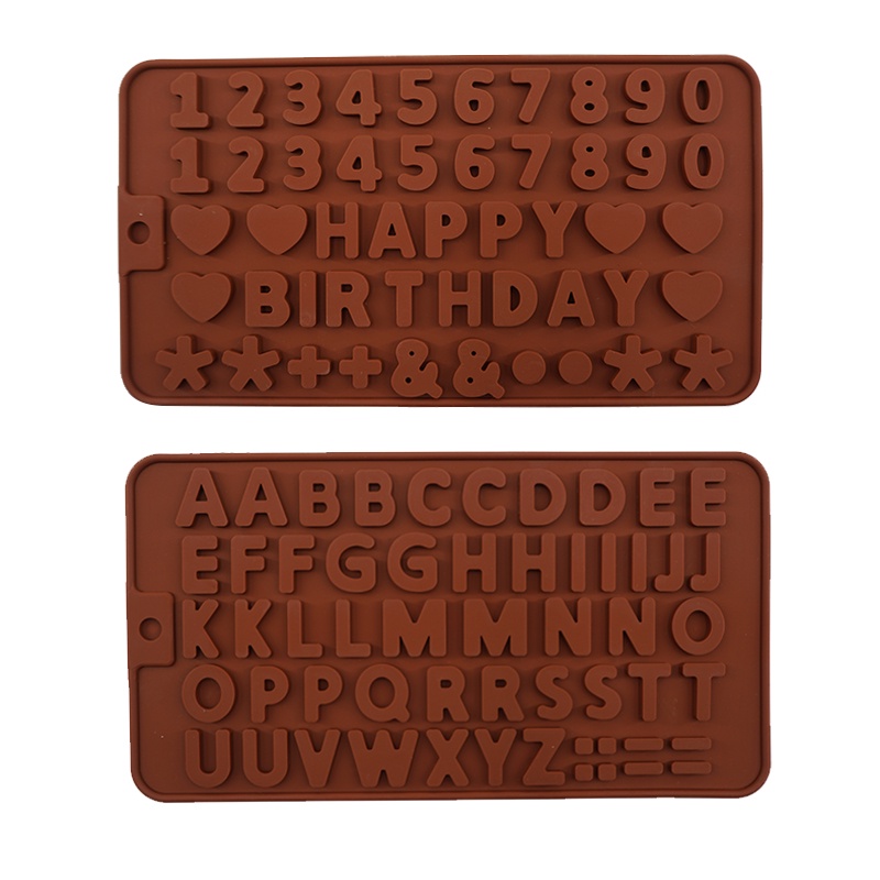 3D Russian Alphabet Silicone Chocolate Mold Cake Decorating Tools Tray ...