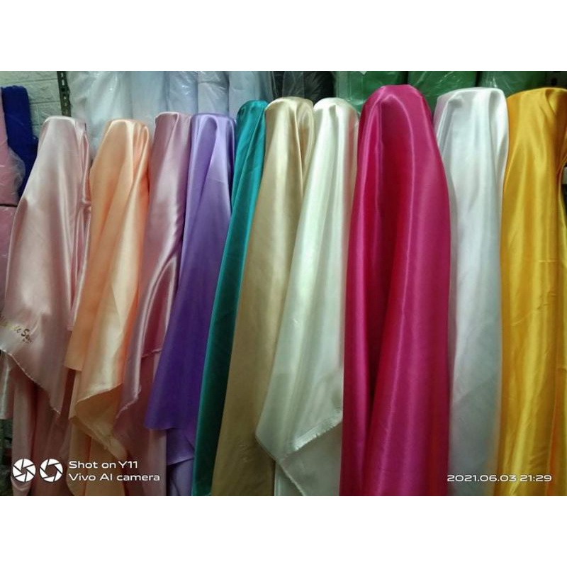 Light & Heavy Satin. Elegant high quality satin. Sold per yard. 60 ...