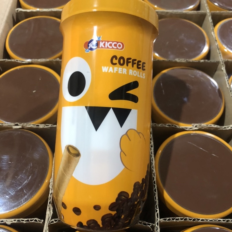 KICCO COFFEE WAFER ROLLS 120 GRAMS 10 STICKS X 12 GRAMS | Shopee ...