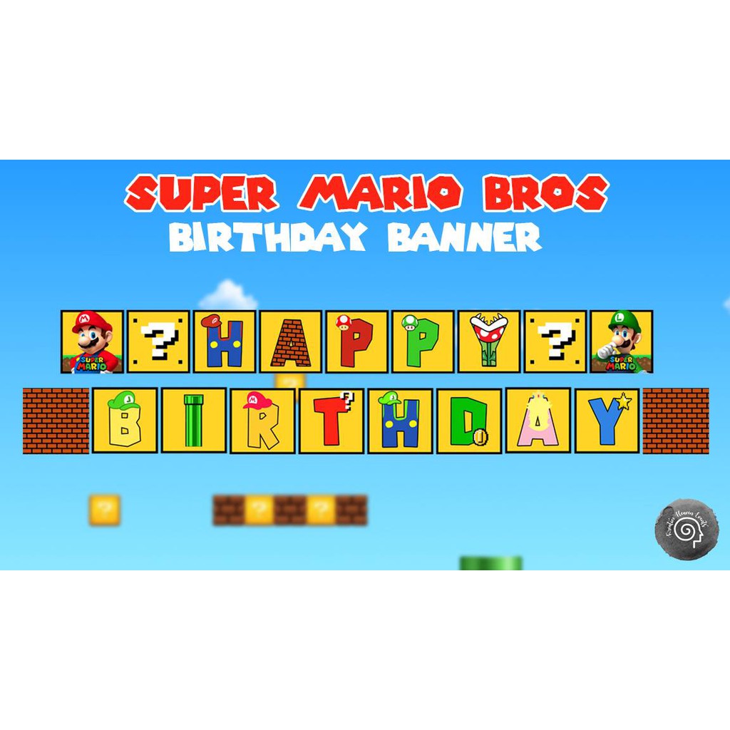 Super Mario Party Banner | Shopee Philippines