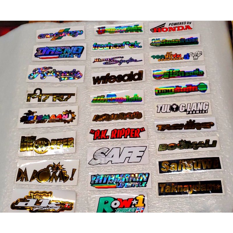 Decals Sticker Computer Cut Motorcycle/Car | Shopee Philippines