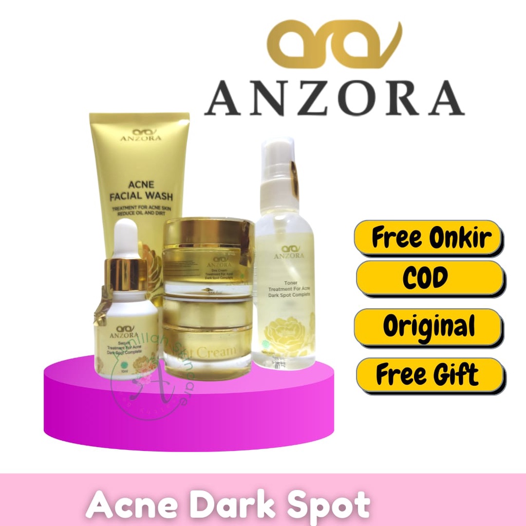 Anzora SKINCARE REMOVER ACNE DARK SPOT - ORIGINAL BPOM ACNE Scar Care ...