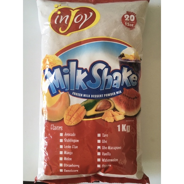 INJOY UBE MACAPUNO MILKSHAKE POWDER 1KG | Shopee Philippines
