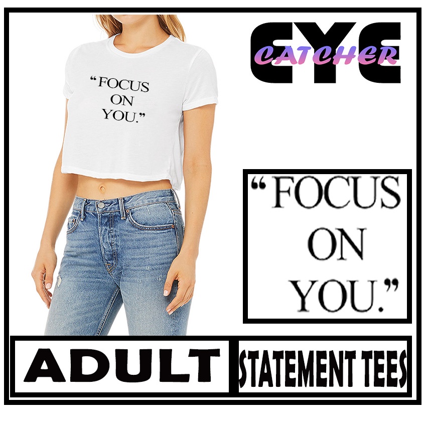 Trendy Statement Crop Top Tees for Adult | Shopee Philippines
