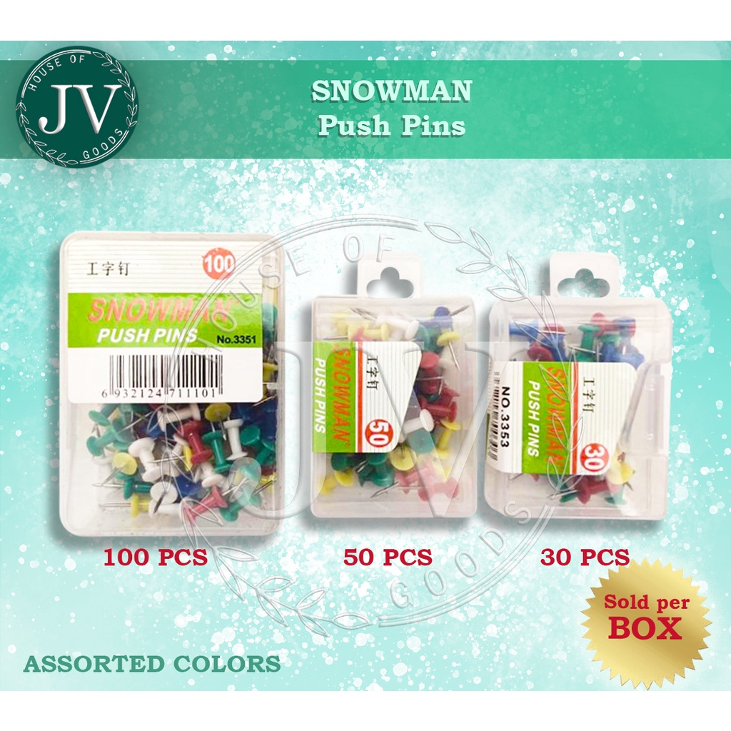 Colored Push Pins by 30's , 50's and 100's | Shopee Philippines