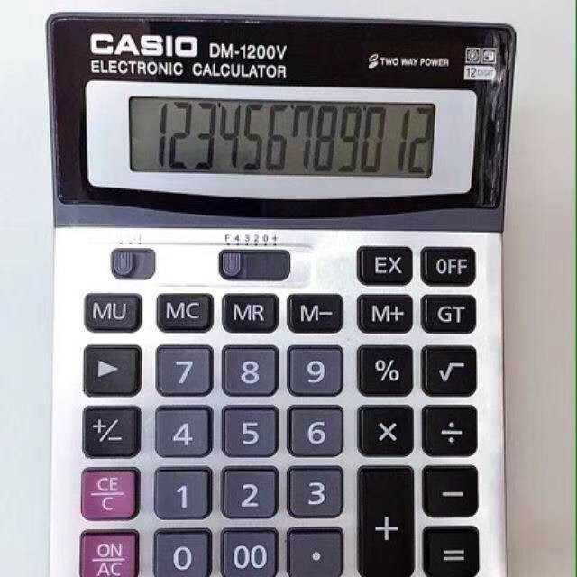 DM-1200V BIG Display 8-12 Electronic Calculator ccshope | Shopee Philippines
