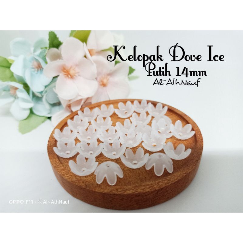 PUTIH White Dove Ice Petals 14mm | Shopee Philippines