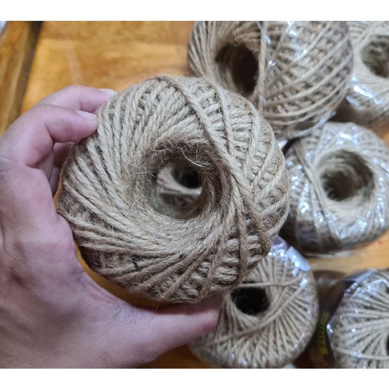 45 Meters Jute Twine / Jute Strings / Abaca string 1 roll | Shopee ...