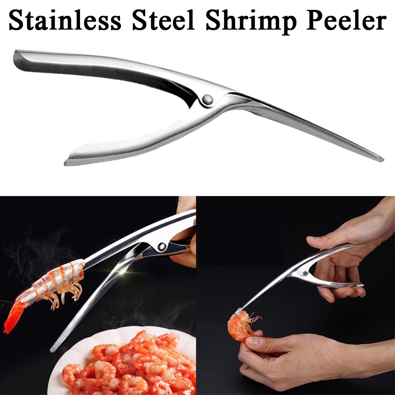 Stainless Steel Shrimp Peeler Prawn Shrimp Deveiner Fishing Knife ...