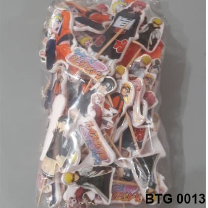 Naruto Character Cake Topper/Cake Decoration/BG Toothpick PX/60 PCS ...