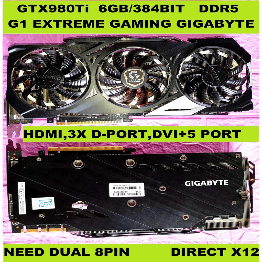 RTX2060,GTX1660,1060,980Ti,970,960 and RADEON RX GRAPHICS CARD GPU GDDR4/GDDR5/GDDR6 | Shopee ...