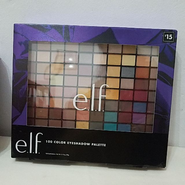 E.L.F 100 COLOR EYESHADOW PALLET | Shopee Philippines