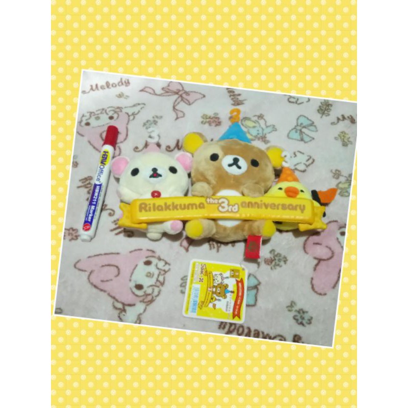 🇵🇭Rilakkuma Korilakkuma Kiiroitori VERY ULTRA RARE Holding 3rd ...