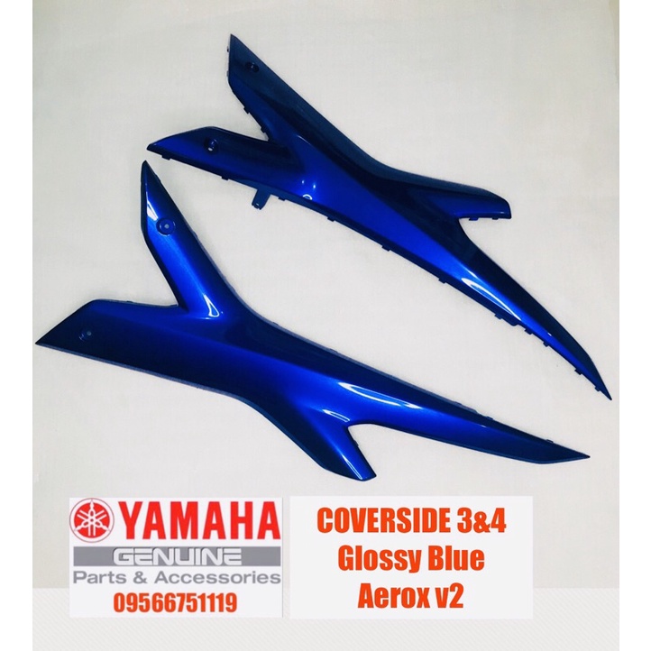 COVERSIDE 3 & 4 /spada X FAIRINGS FOR AEROX V2 / YAMAHA GENUINE ...