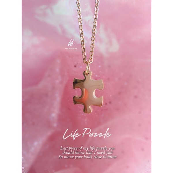 FAB | Arthur Nery LIFE PUZZLE Inspired Necklace (Stainless Steel ...