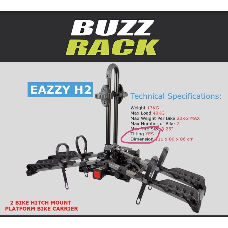 BuzzRack Eazzy H2 - LAST STOCK!!! | Shopee Philippines