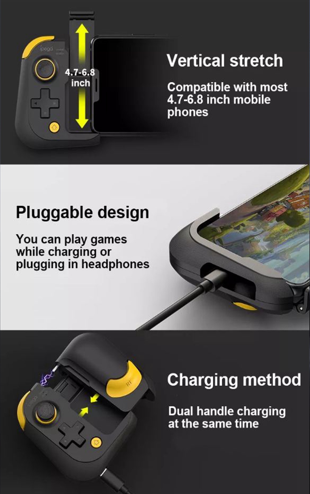 Ipega PG-9211B Super Cube Bluetooth Controller for Mobile Phone with ...