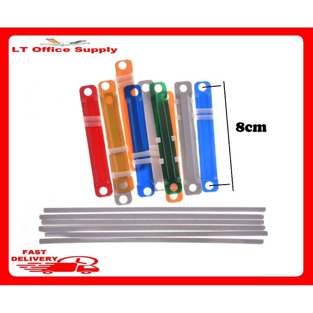 1Box Paper Plastic Fastener 8cm 50set | Shopee Philippines