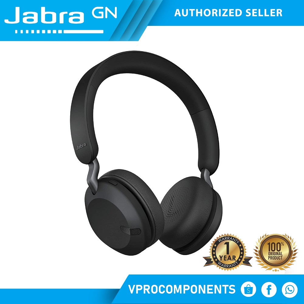 Jabra Elite 45h - Titanium Black Bluetooth Headset | Shopee Philippines
