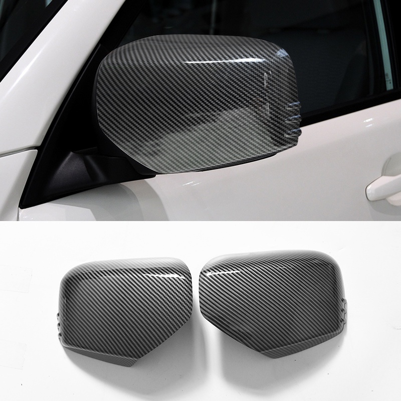 For Mitsubishi STRADA 2012-2018 carbon fiber pattern car side mirror ...