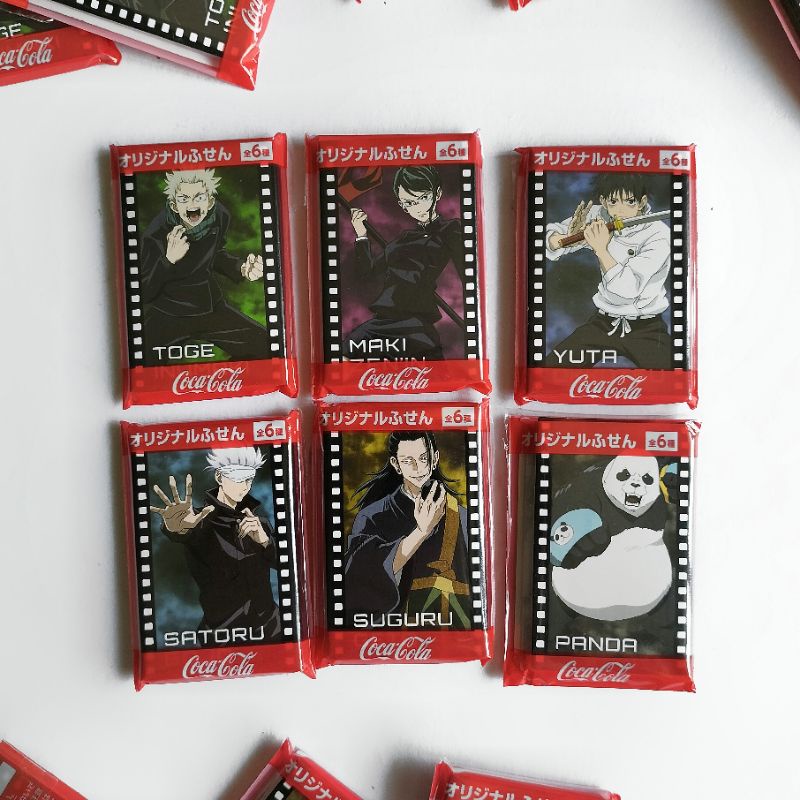 Jujutsu Kaisen 0 x Coca-Cola Mini Sticky Notes | Shopee Philippines