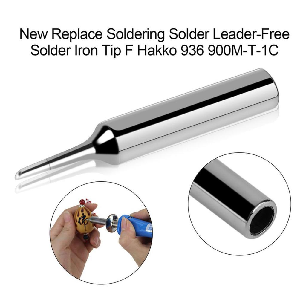 New Replace Soldering Solder Leader-Free Solder Iron Tip F Hakko 936 900M-T-1C | Shopee Philippines