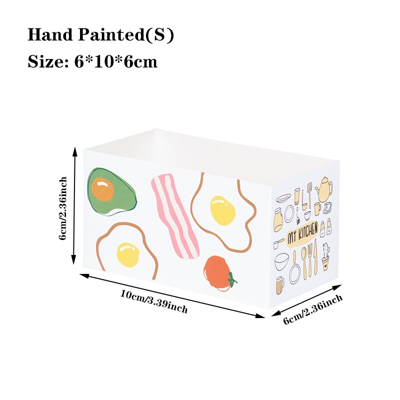 100Pcs Sandwich Box Korean Toast Bread Sandwich Packaging Box Burger ...